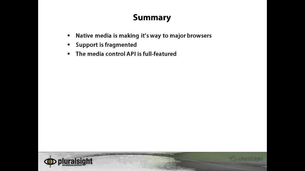 Lesson 42 Fundamentals of HTML5 Media - YouTube