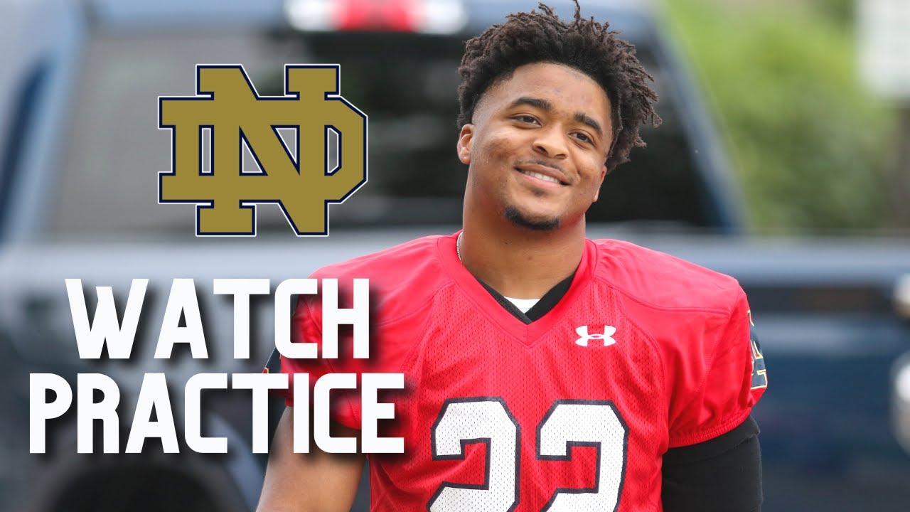 Notre Dame football practice: Logan Diggs, Chris Tyree have highlight ...