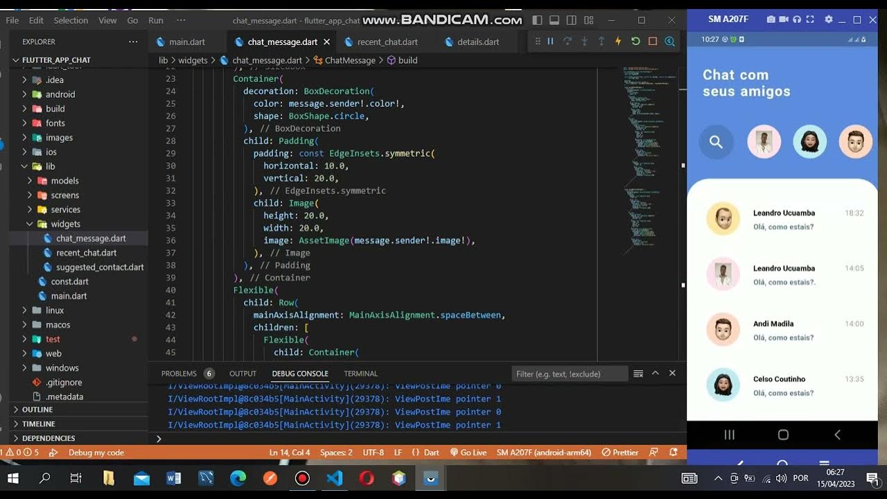Dart and Flutter – Presenting a chat app I developed to practice ...