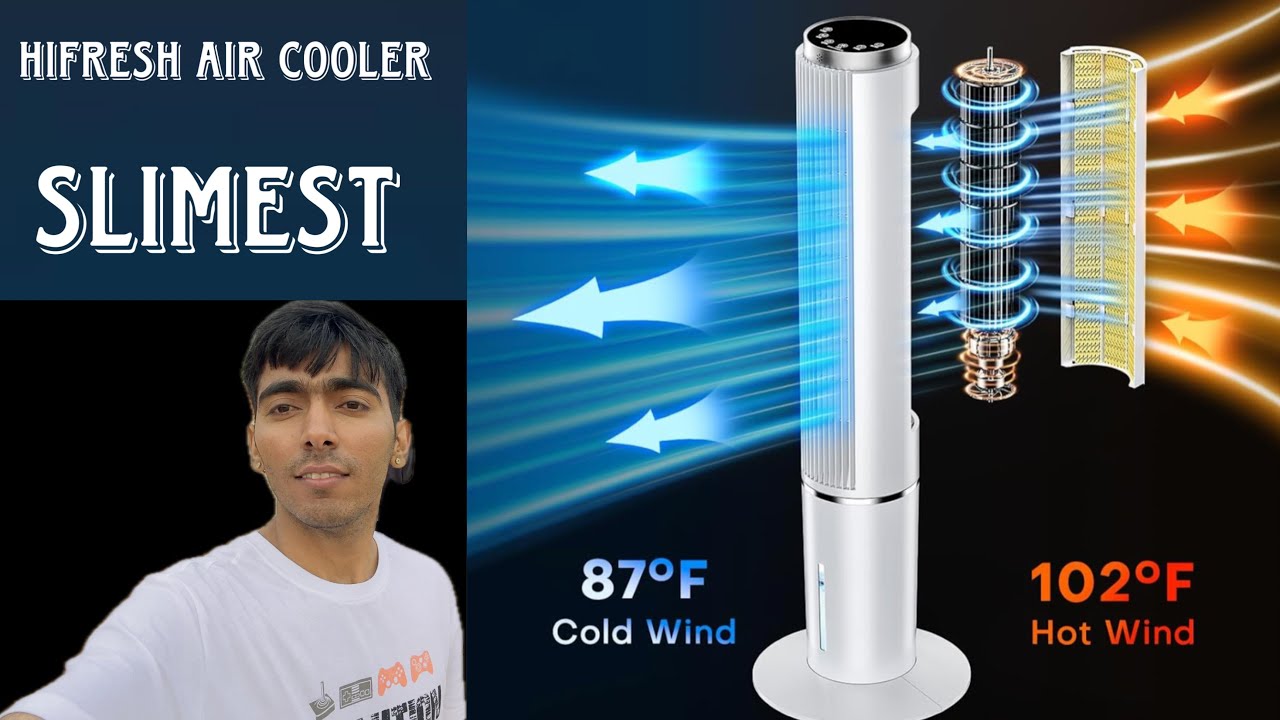 Hifresh air cooler review | with remote control air cooler | slimest ...