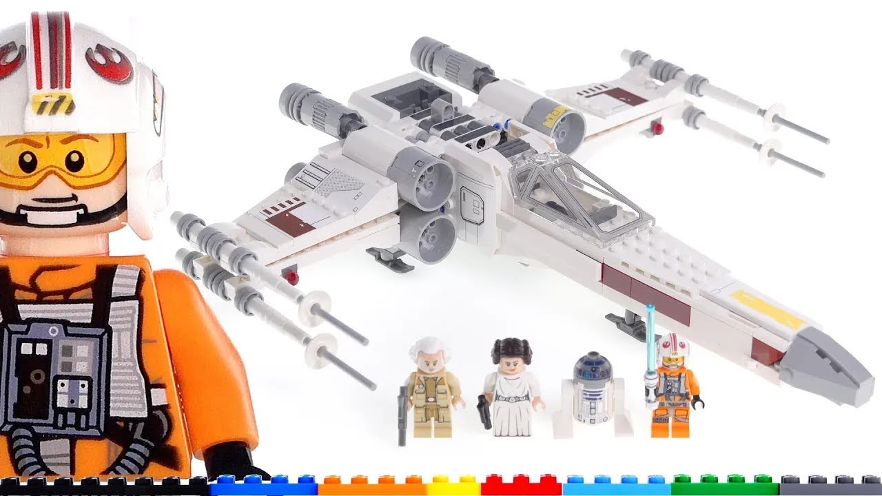 🔄 LEGO Star Wars 2021 Luke Skywalker's X-Wing Fighter review! 75301 re ...