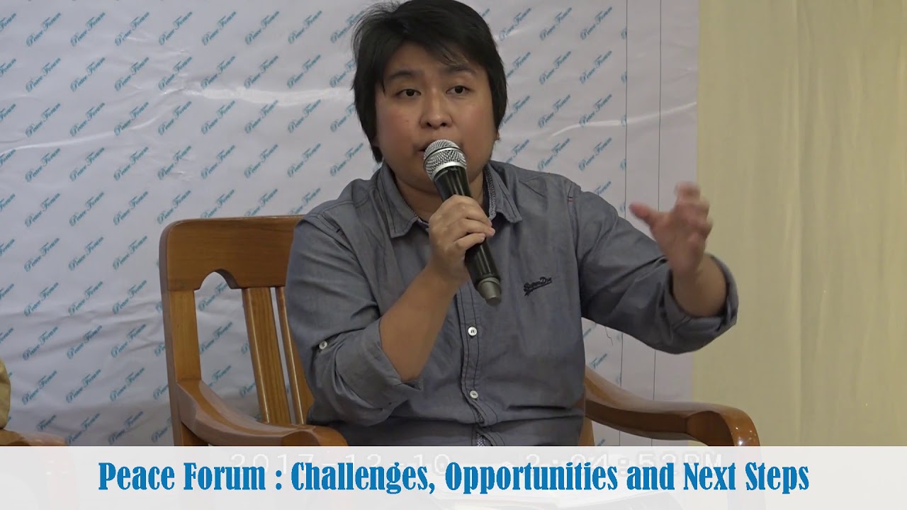 Challenges, opportunities, and next step in Myanmar Peace Process - Daw Khin Ma Ma Myo - YouTube