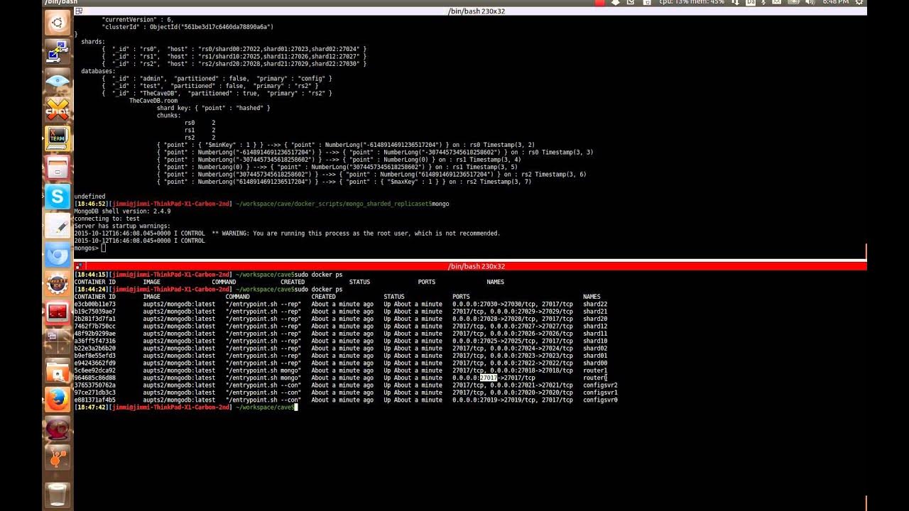 MongoDB Sharding with Docker - YouTube