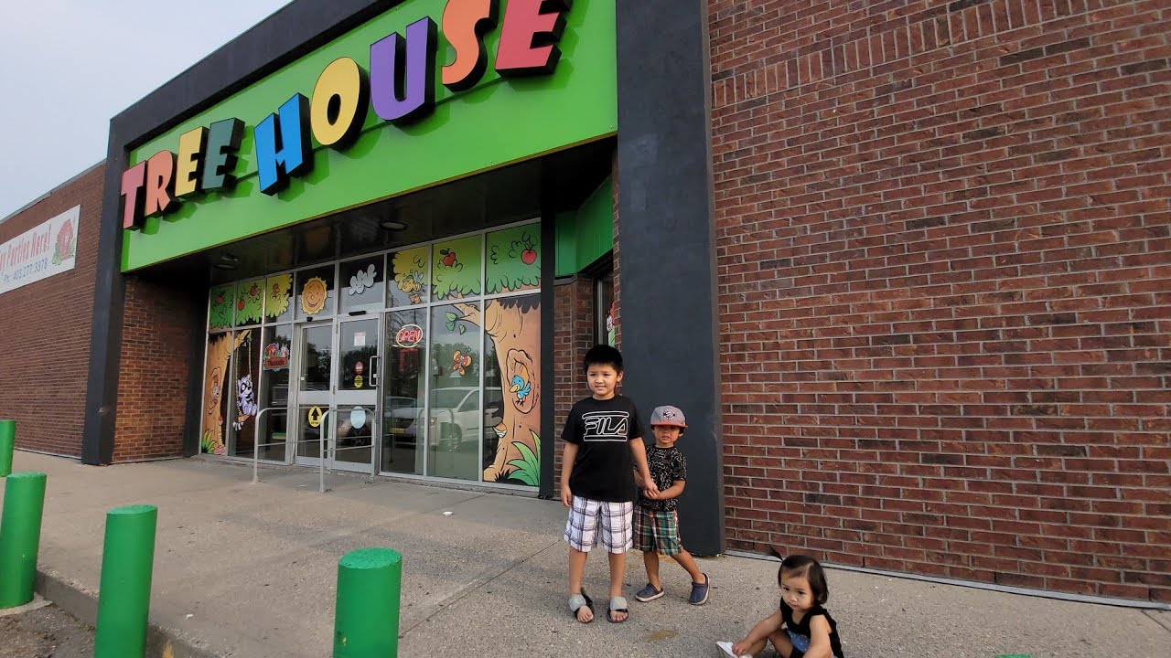 Treehouse Indoor Playhouse NE Calgary - YouTube