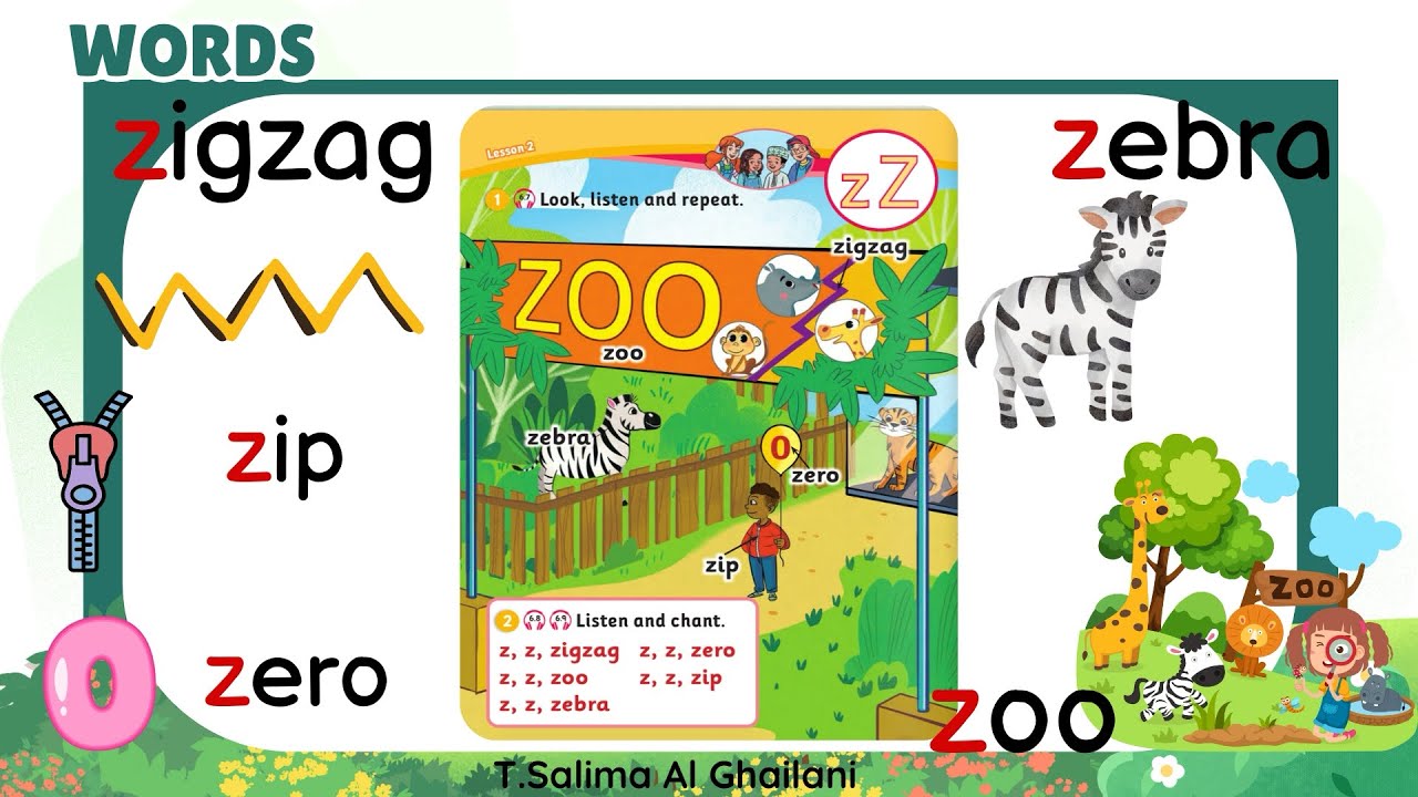Grade 1B/ Unit 6 “z” - YouTube