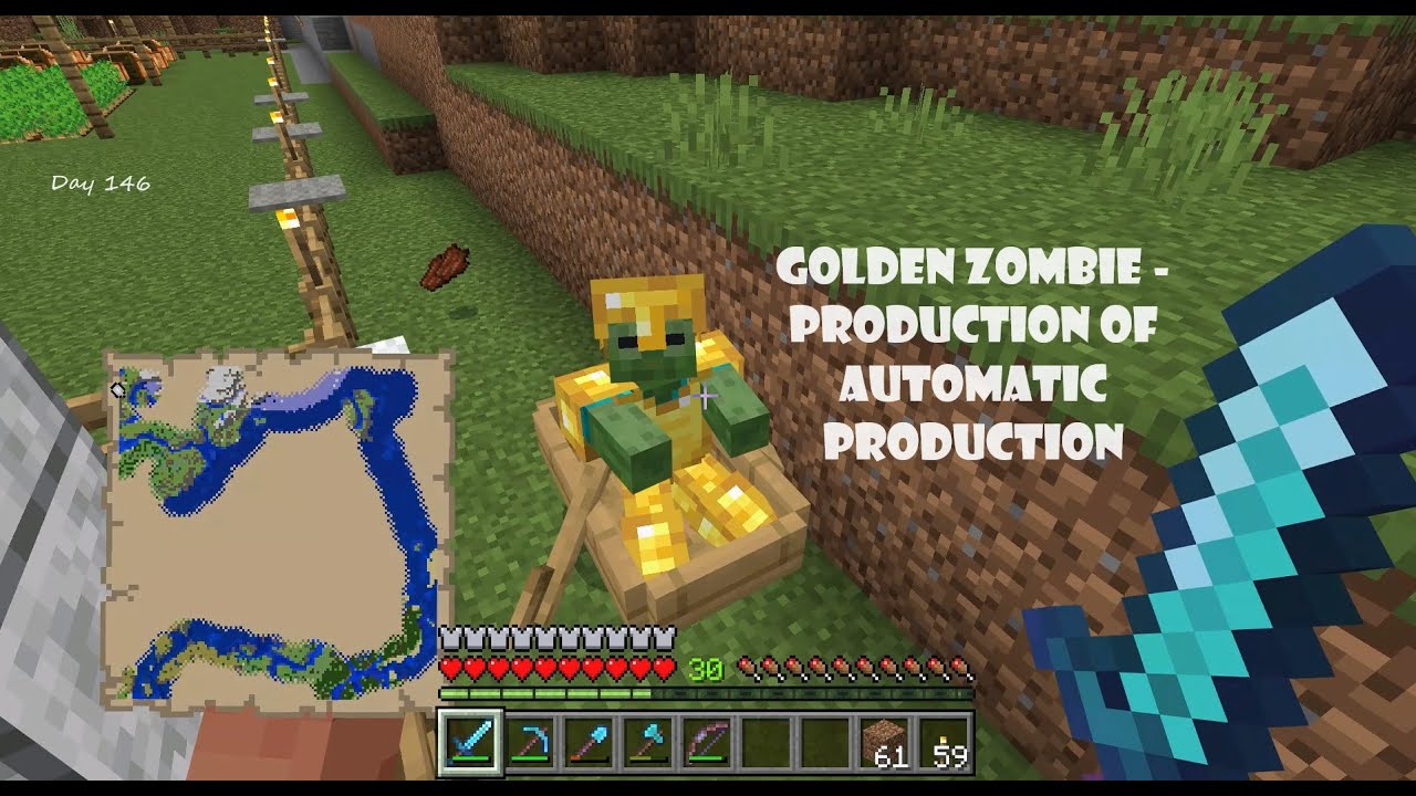 Hardcore day 146 – Golden Zombie - Production of automatic production ...