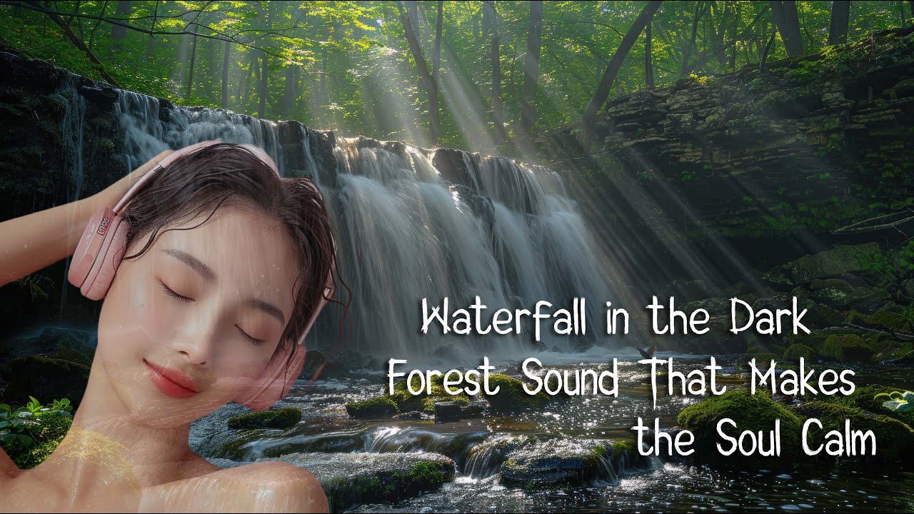 Healing Waterfall Therapy 🌊 | 1 Hours of Soothing Nature Sounds for ...