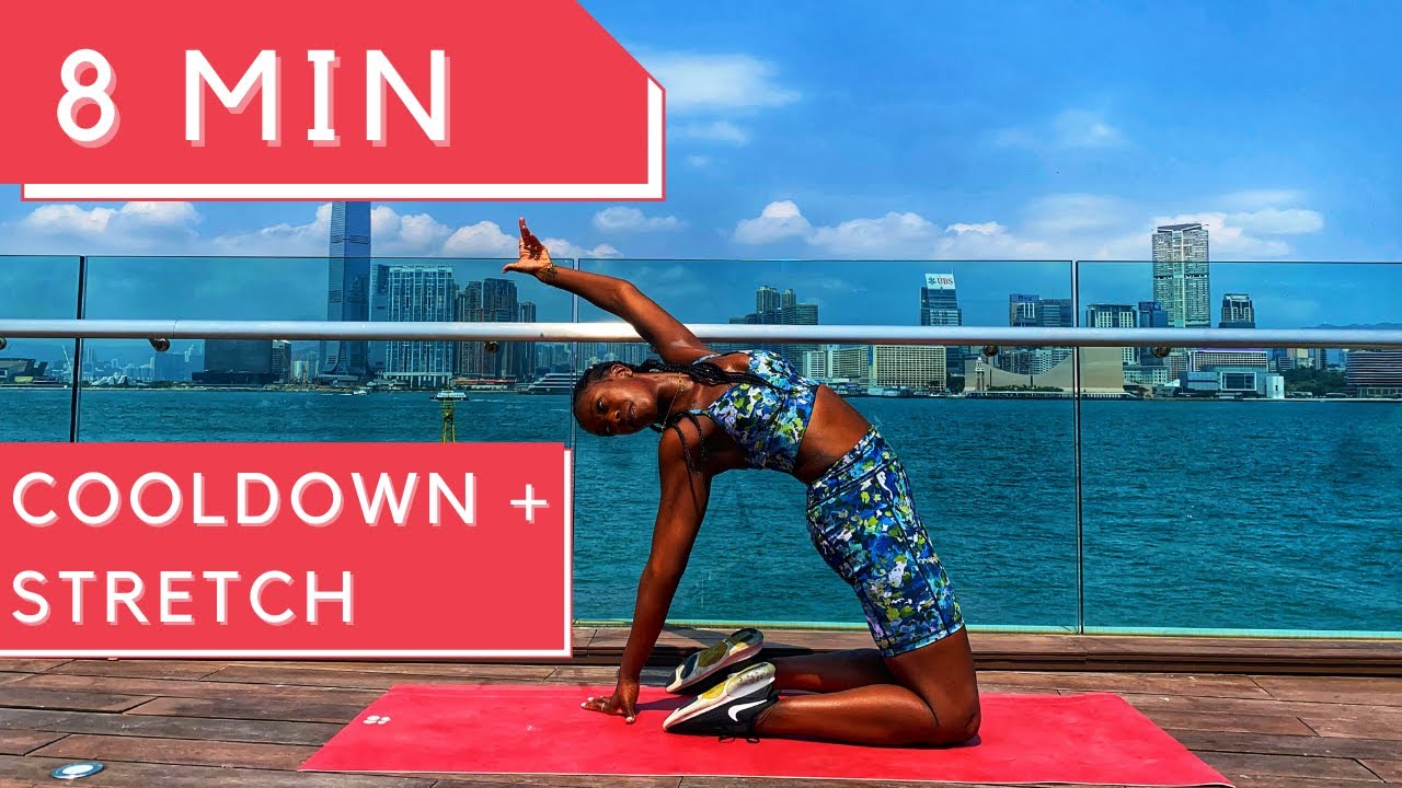 8 MIN FULL BODY COOL DOWN + STRETCH ROUTINE | POST WORKOUT RECOVERY AND ...