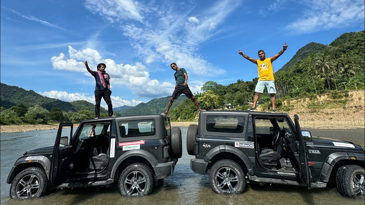 Thar 4X4 Offroad !! Jatinga River !! #thar #4x4 #offroad #silchar # ...
