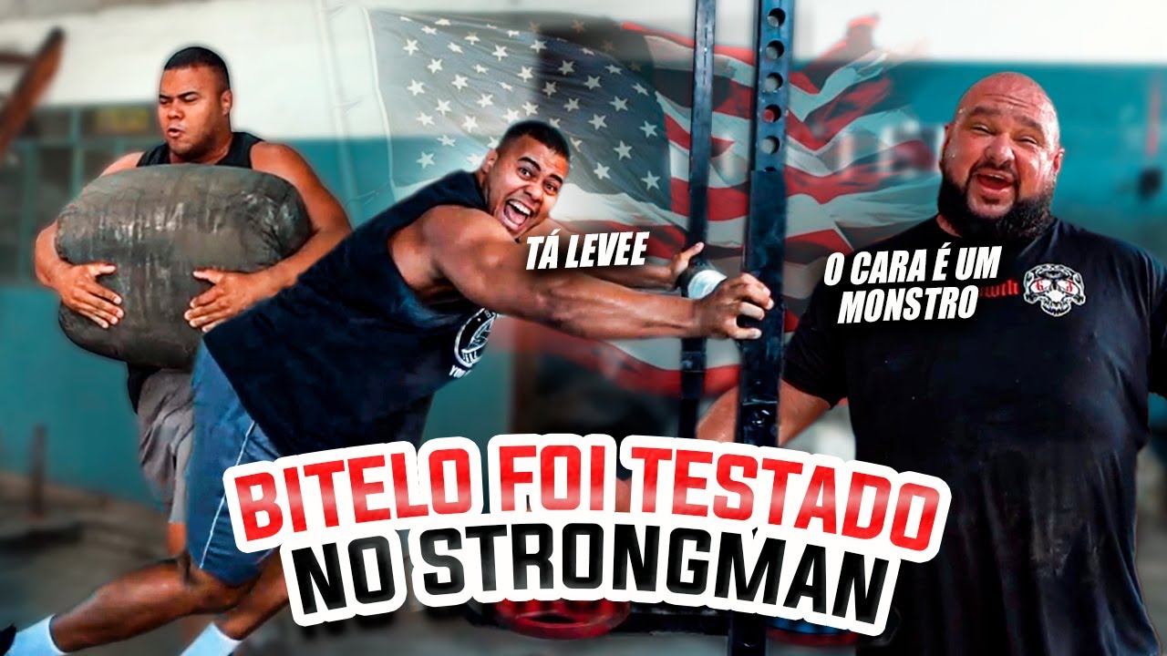 BITELO FOI TESTADO NO STRONGMAN PELA PRIMEIRA VEZ COM DORÃO - 2 SEMANAS ...