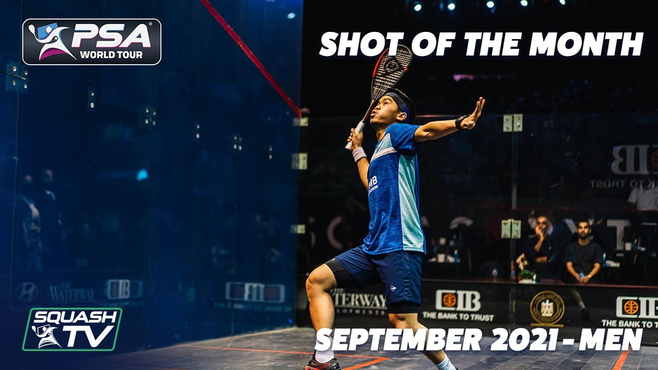 Squash: Shot of the Month - Men - September 2021 - YouTube