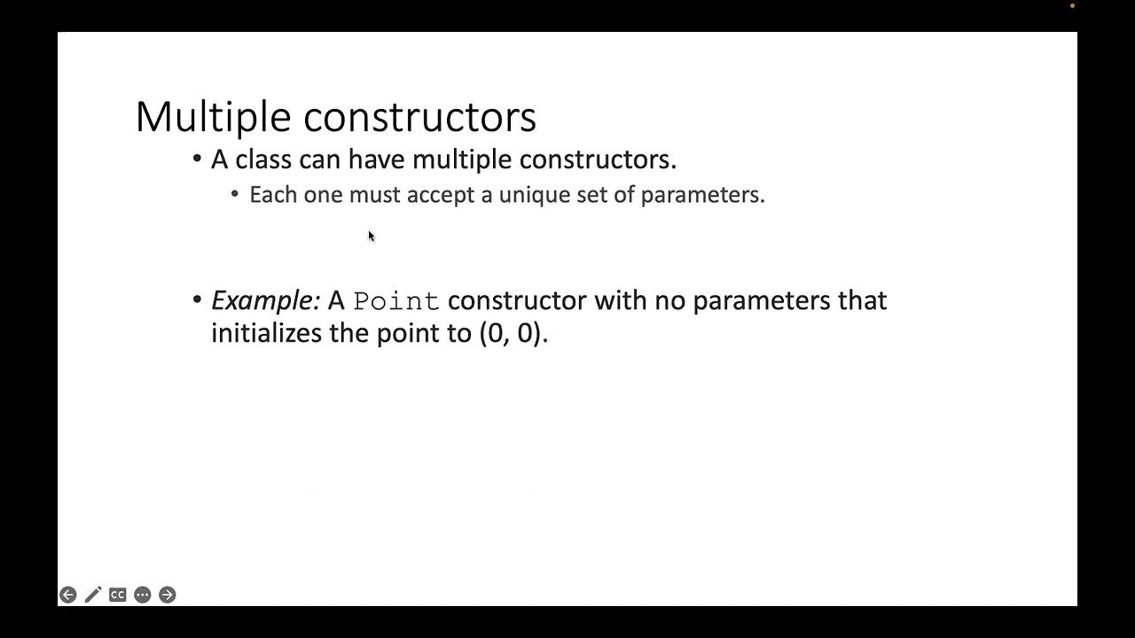 Fall 2023 OOP Lecture and Lab Session on Constructor - Lab 3/ Part 2 - YouTube