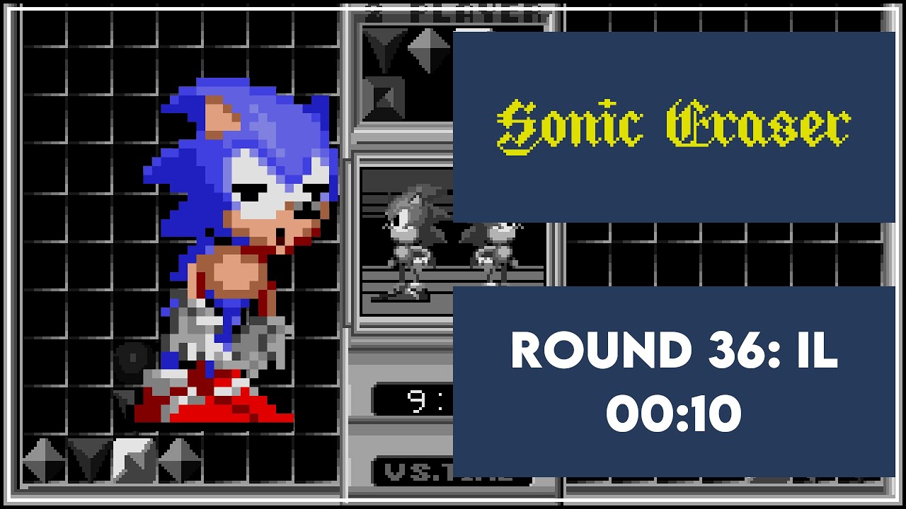 Sonic Eraser | Round 36 IL | 10s [WR] - YouTube
