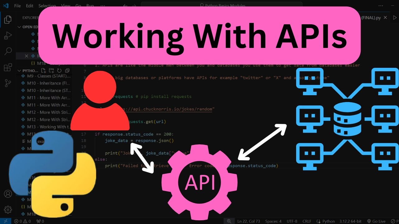 Python Basics Series Working With Apis Youtube 3252