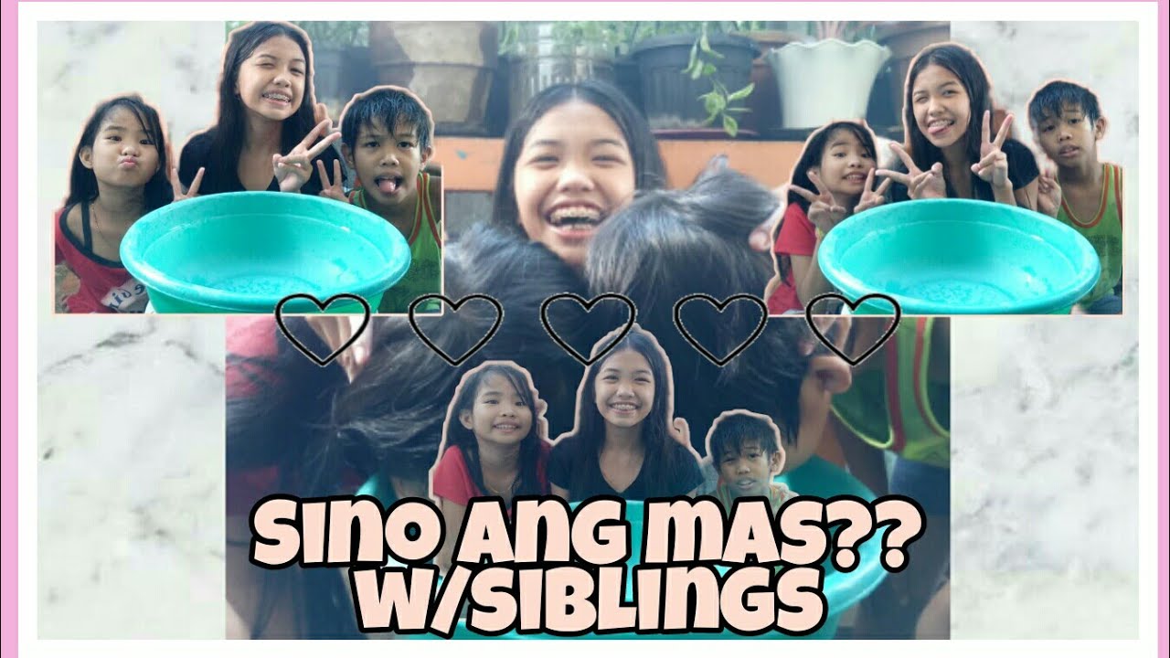 Sino ang mas?? w/siblings |Ashlly C. - YouTube