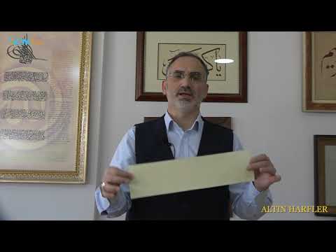 Altın Harfler - 4 - Hat Sanatı - Kağıt