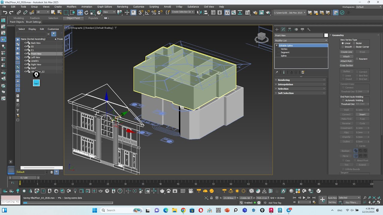 002_A1A2_3Ds Max for Architecture Tutorial _ Model Viile _ Krouta - YouTube