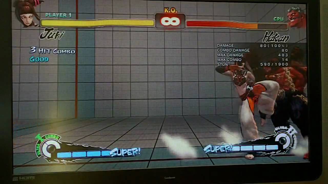 SSF4 Juri FAC Combo & Feng Shui Engine 1 - YouTube