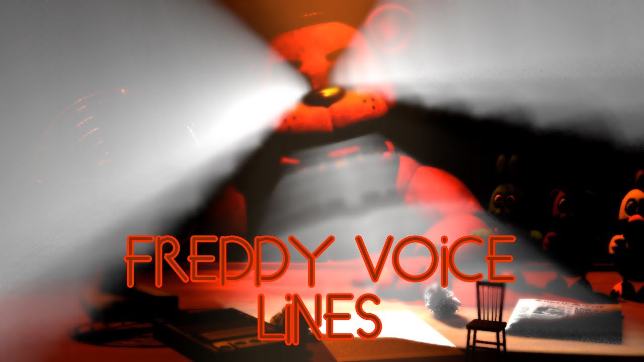 [FNaF/SFM] Freddy Fazbear Voice Line - YouTube