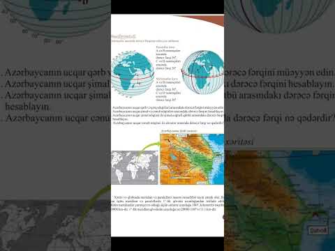 7-ci sinif coğrafiya. Mövzu:7. Praktik dərs