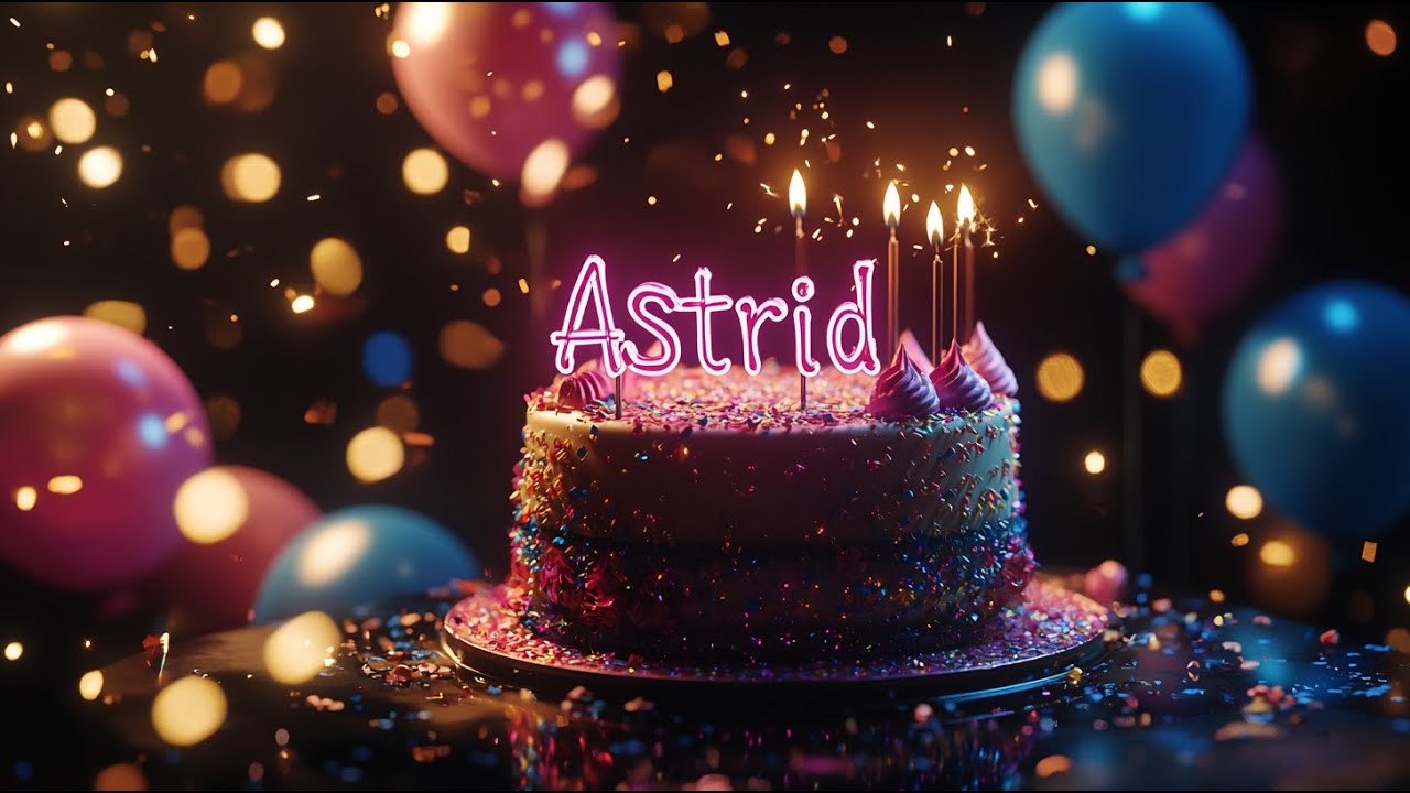 Happy Birthday Astrid - Best Birthday Party Song, DJ Remix & Fun - YouTube