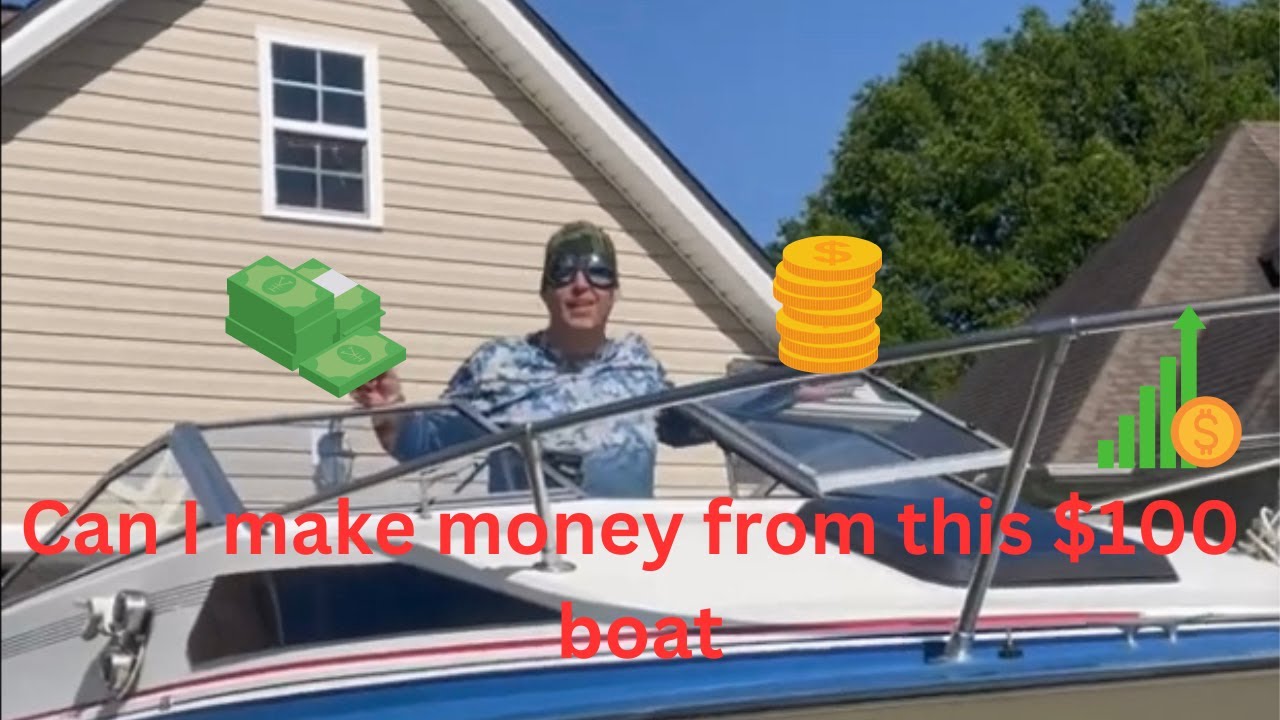 $100 Boat part one!!!! - YouTube