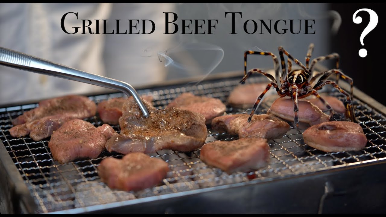 How to Grilled Beef Tongue - Japanese Gyutan - YouTube