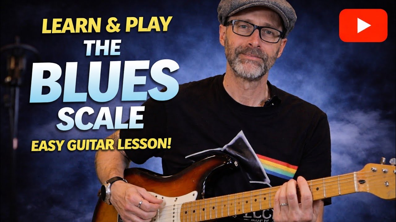Learn the Blues Scale in 5 Minutes | Beginner Guitar - YouTube