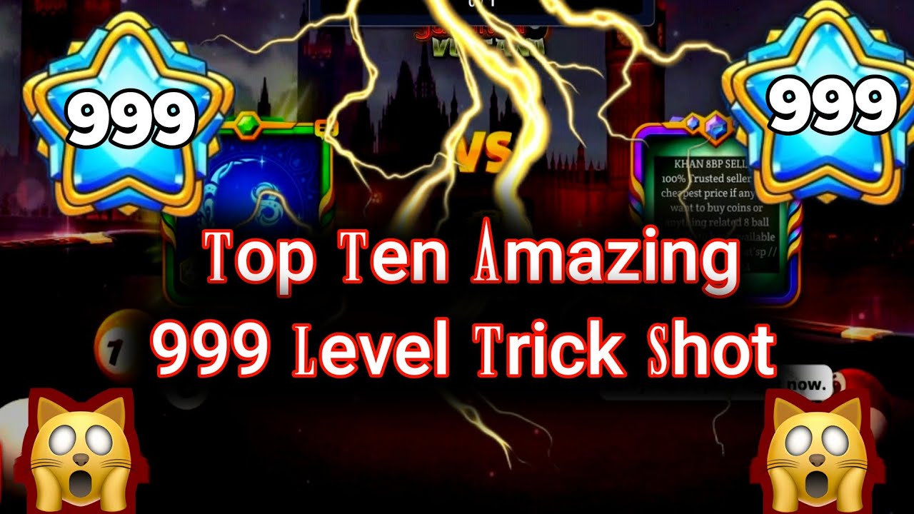 Top 10 Amazing 999 Level Trick Shots | Master the Ultimate Trick Shot ...
