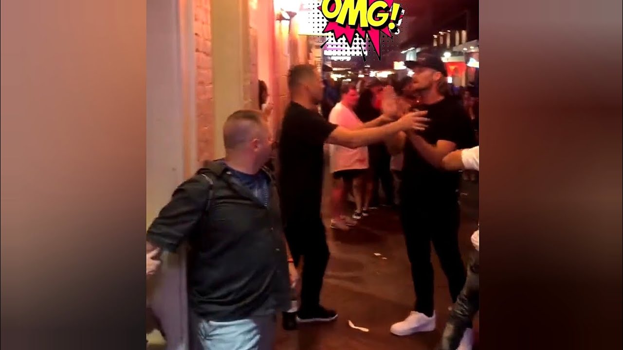 nate diaz choke video, nate diaz chokes out logan paul lookalike in a ...