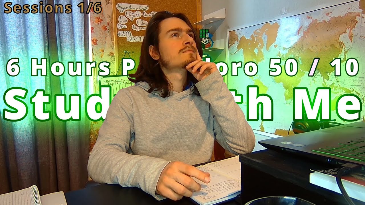 6 Hours STUDY WITH ME | 1 More Day! 🔥 - YouTube