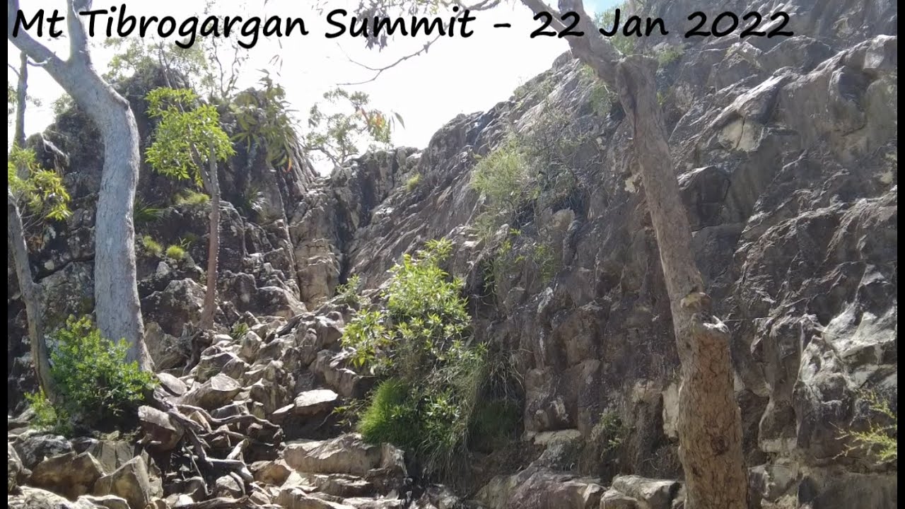 Mt Tibrogargan Summit walk (partial) - 22 Jan 2022 - YouTube