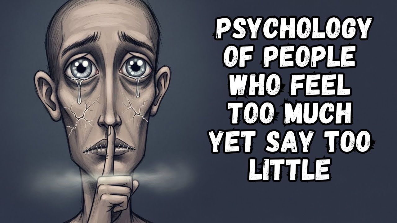 The Psychology of People Who Feel Too Much Yet Say Too Little - YouTube