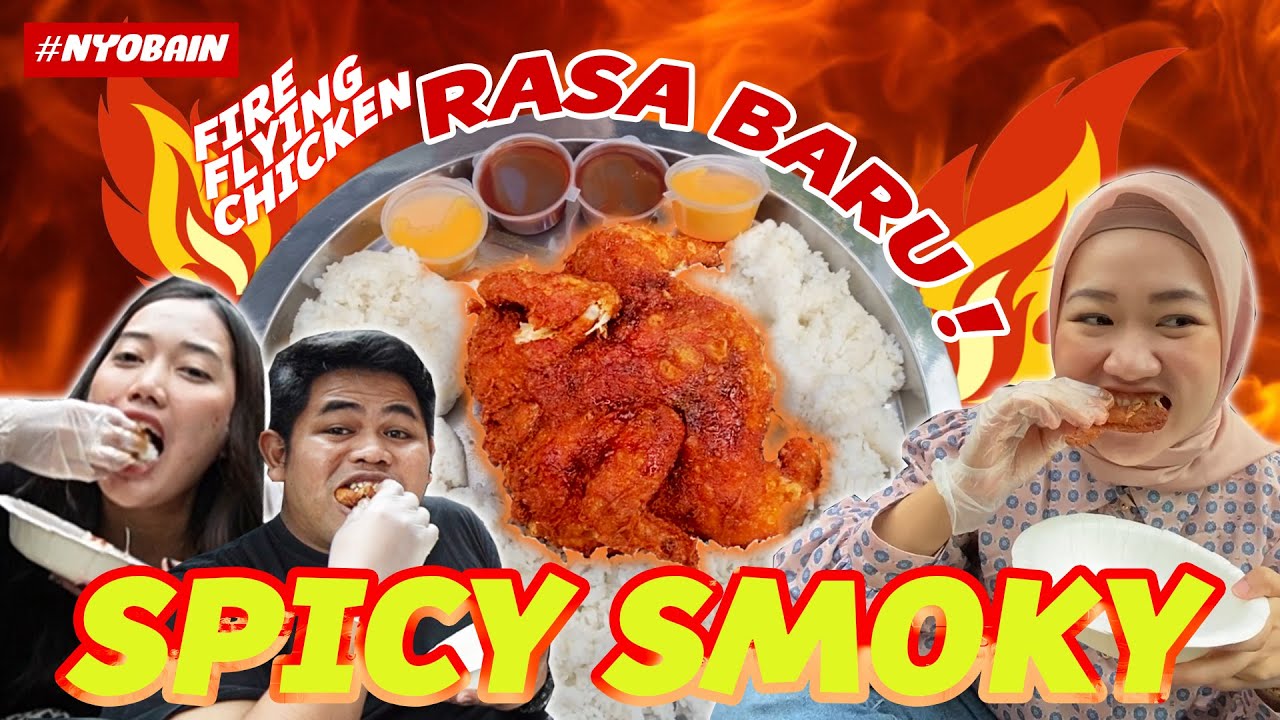 NYOBAIN RASA BARU RICHEESE FIRE FLYING CHICKEN SPICY SMOKY !! LEBIH ...