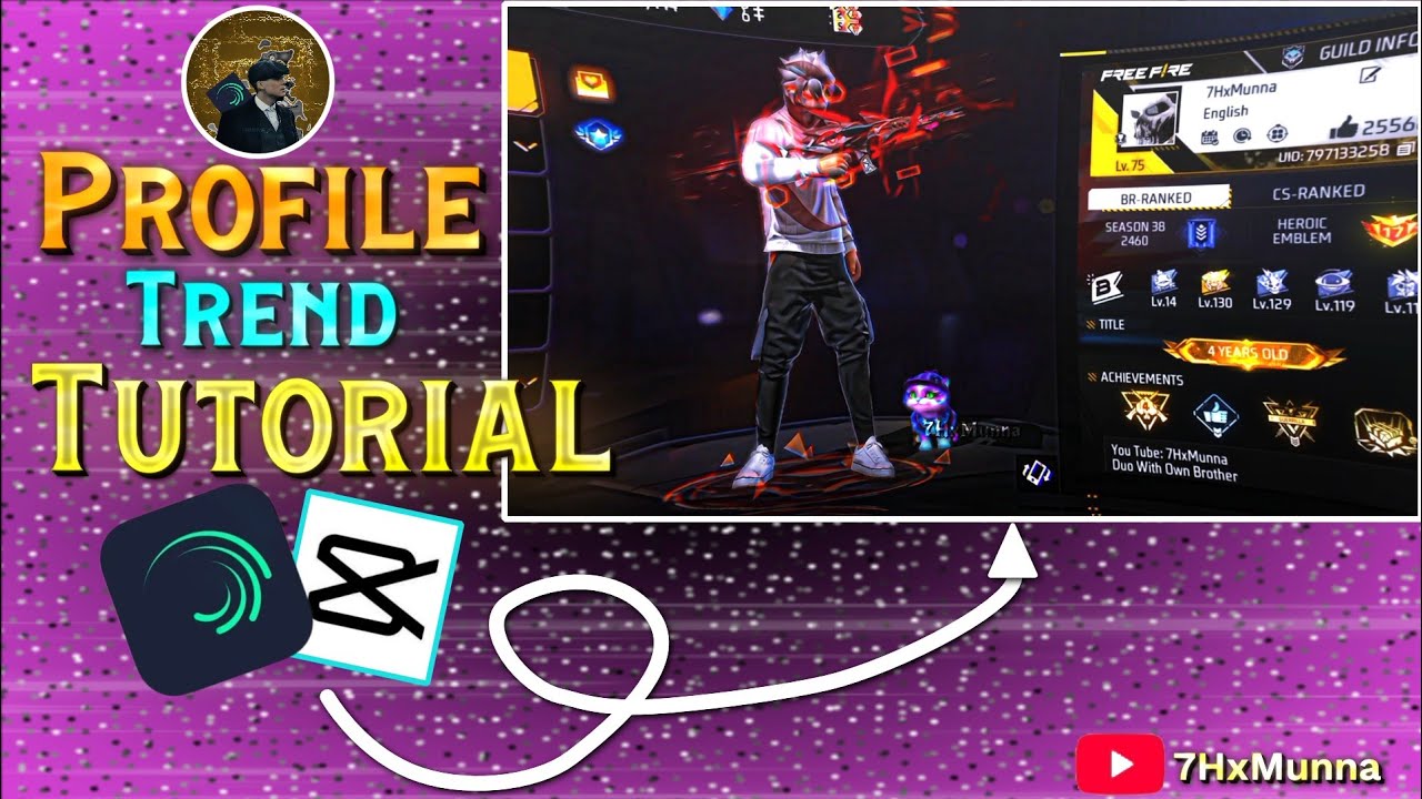 Profile Trend Tutorial Video Alight Motion 🔥 @7HxMunna-Official - YouTube