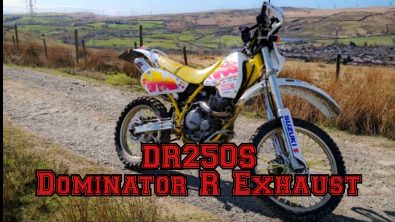 Dr250s Ride And Dominator R Exhaust Test - YouTube