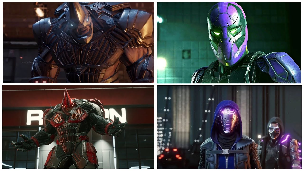 Marvel's Spider Man: Miles Morales - All Bosses - YouTube