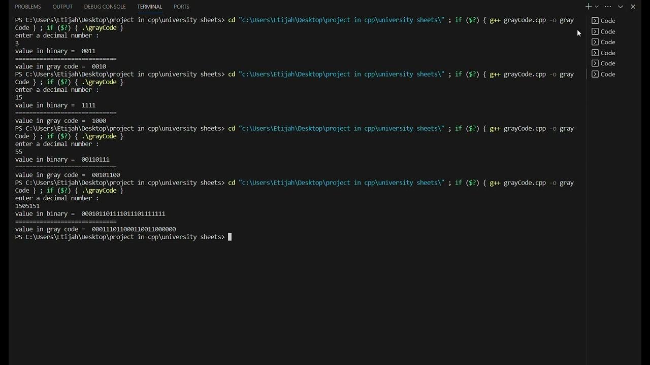 how to convert from decimal to BINARY && GRAY CODE - YouTube
