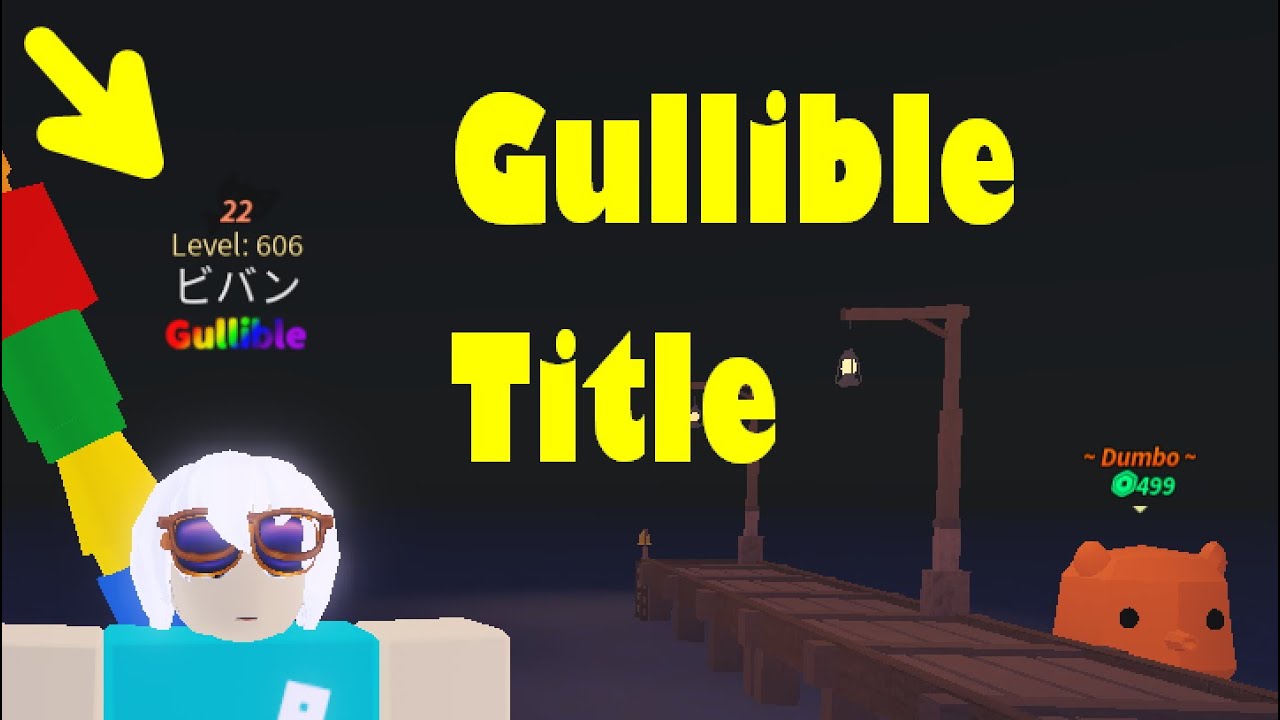 How to Get GULLIBLE TITLE in Fisch - YouTube