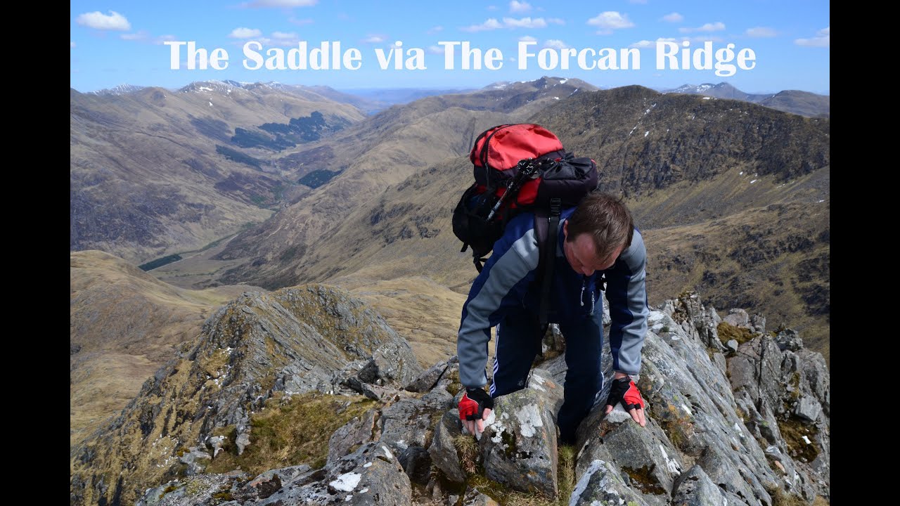The Saddle via The Forcan Ridge - YouTube