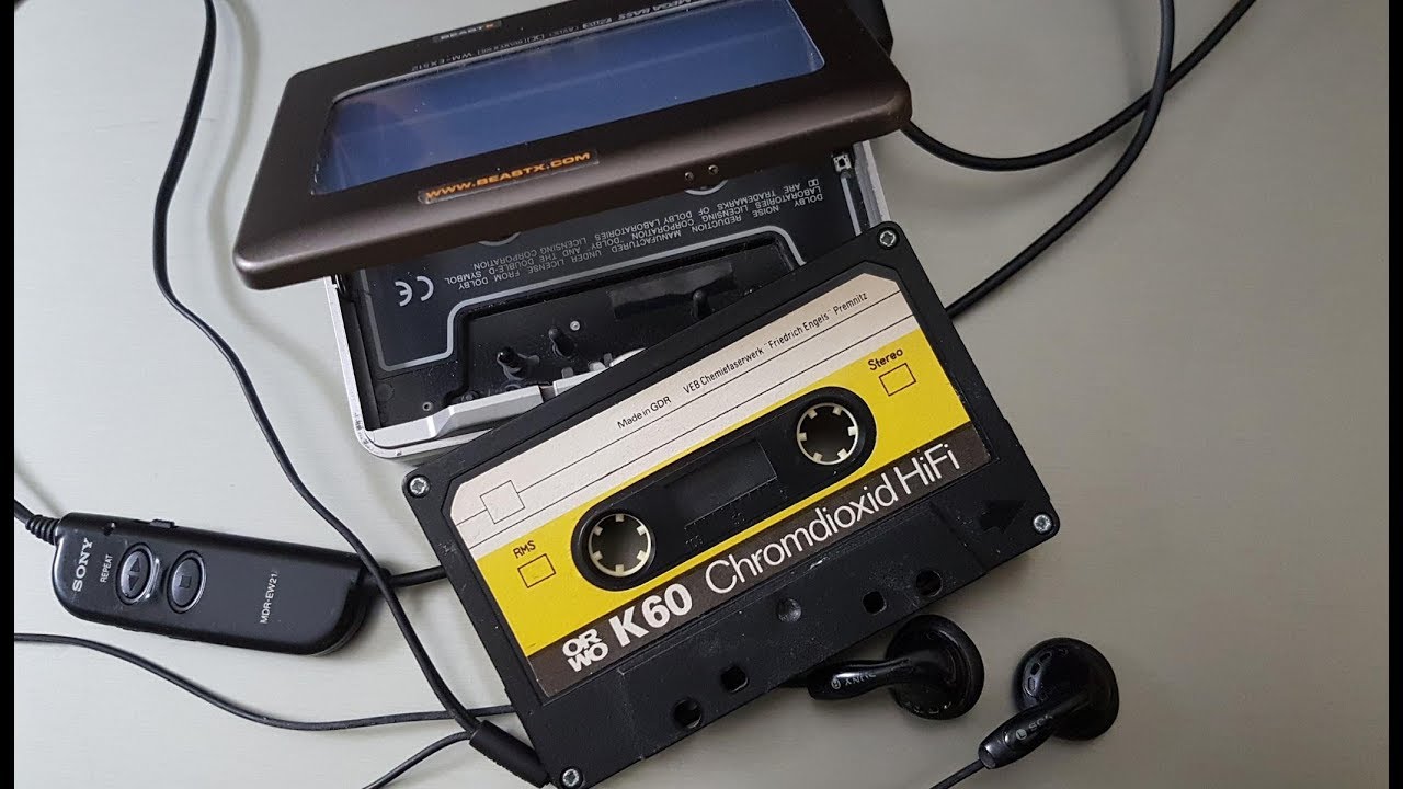 ORWO Chromdioxid K60 in the first Sony WM EX 512 - Walkman in the World ...