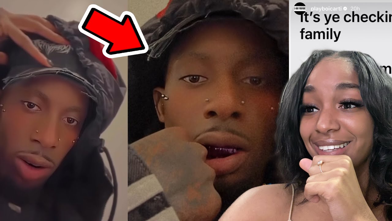 He Feelin Himself 🥰 BbyLon Reacts to Playboi Carti IG Story - YouTube