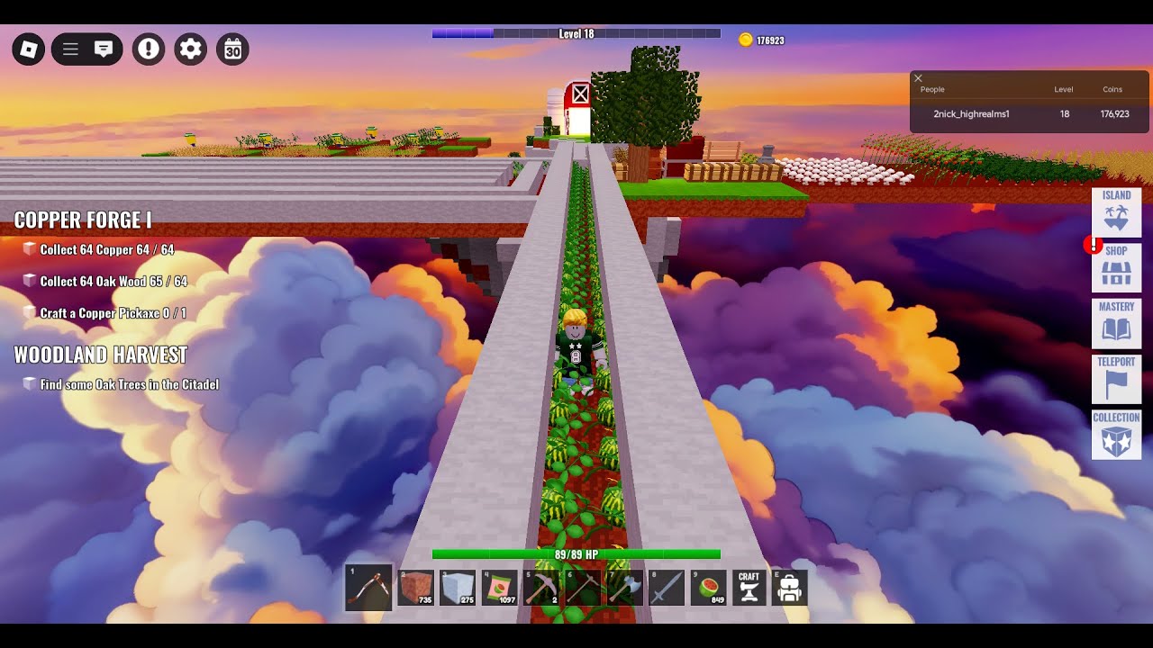 How TO Make Watermelon Farm (Row x 3) For Moola's Scythe? in Roblox ...