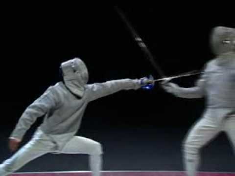 Esgrima sable - Ataques simples - YouTube