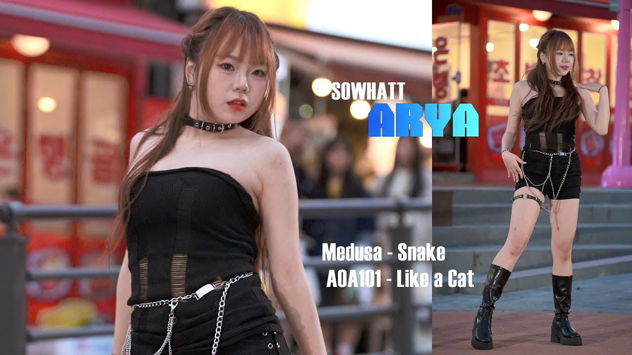 소왓 ソーホワット SOWHATT 여영 ヨヨン ARYA ( Medusa - Snake, AOA101 - Like a Cat ...
