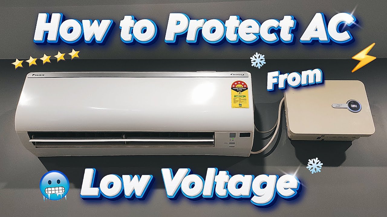 How to Protect AC from Low Voltage⚡ ️ - YouTube
