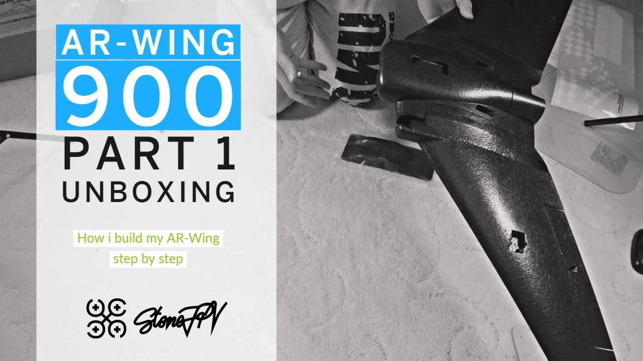 AR Wing 900 - Part 1: Unboxing | FPV | Wing | Getting Started | Deutsch ...