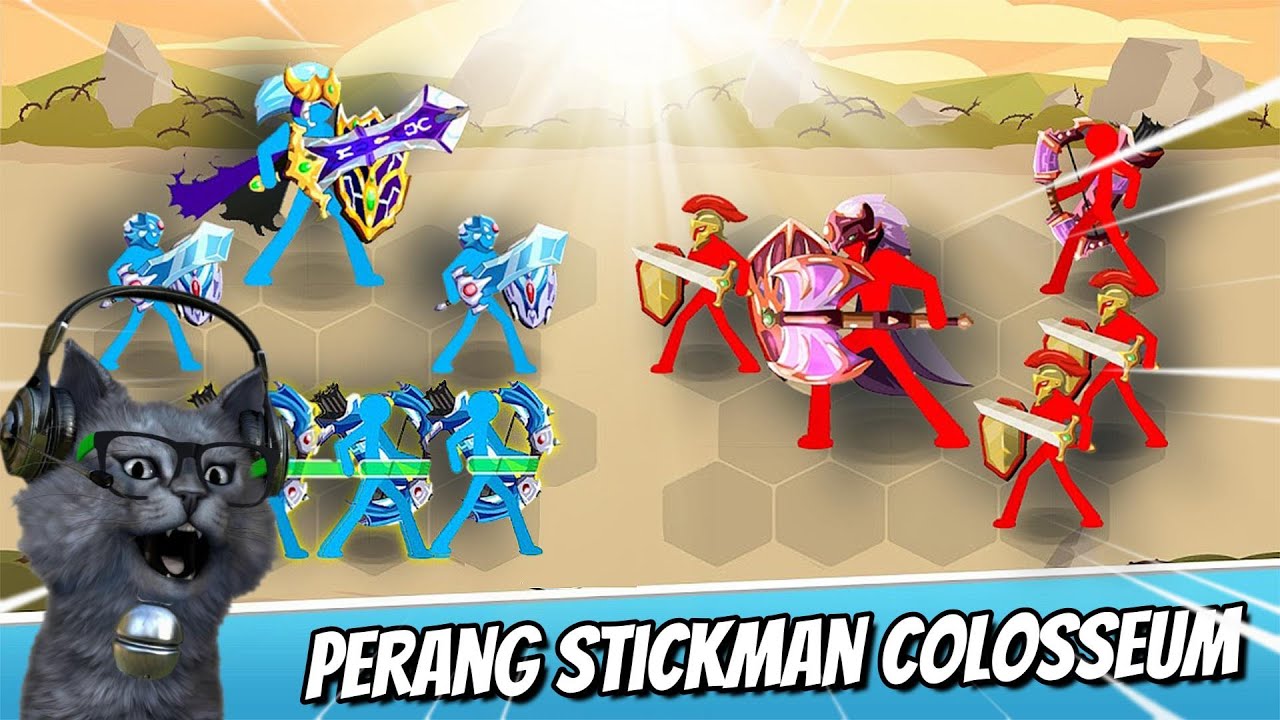 PERANG STICKMAN COLOSSEUM PALING SERU - Stickman Fight Merge Indonesia ...