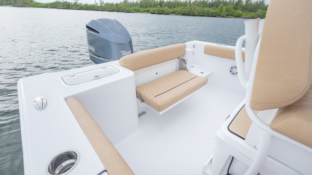 Sportsman Open 242 Center Console - Rear Seating - YouTube