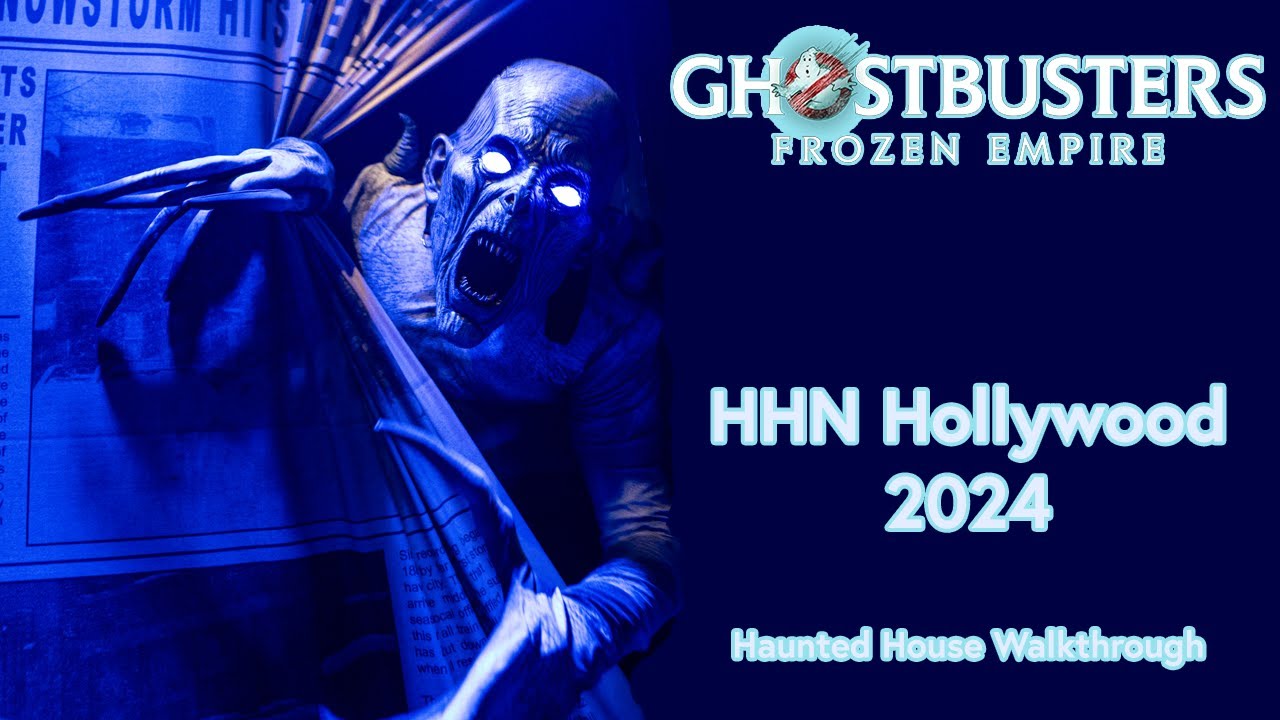 The BEST Ghostbusters: Frozen Empire (Hollywood) Haunted House ...